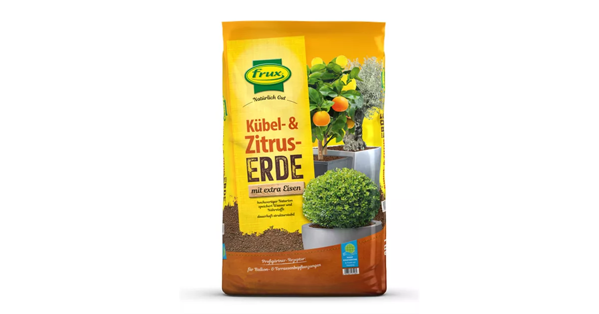 Kübel- & Zitruspflanzenerde -mit extra Eisen- 18 Liter